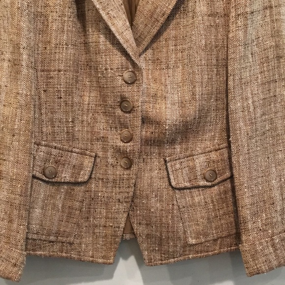 Basler | Jackets & Coats | Basler Silk And Linen Career Blazer | Poshmark